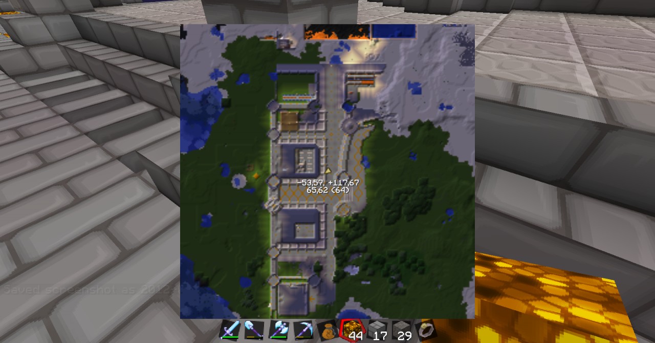 Minecraft tekkit castle under progress Minecraft Map