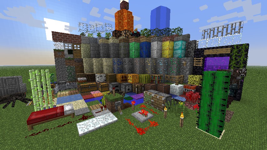 simplistic pixels Default look Minecraft Texture Pack