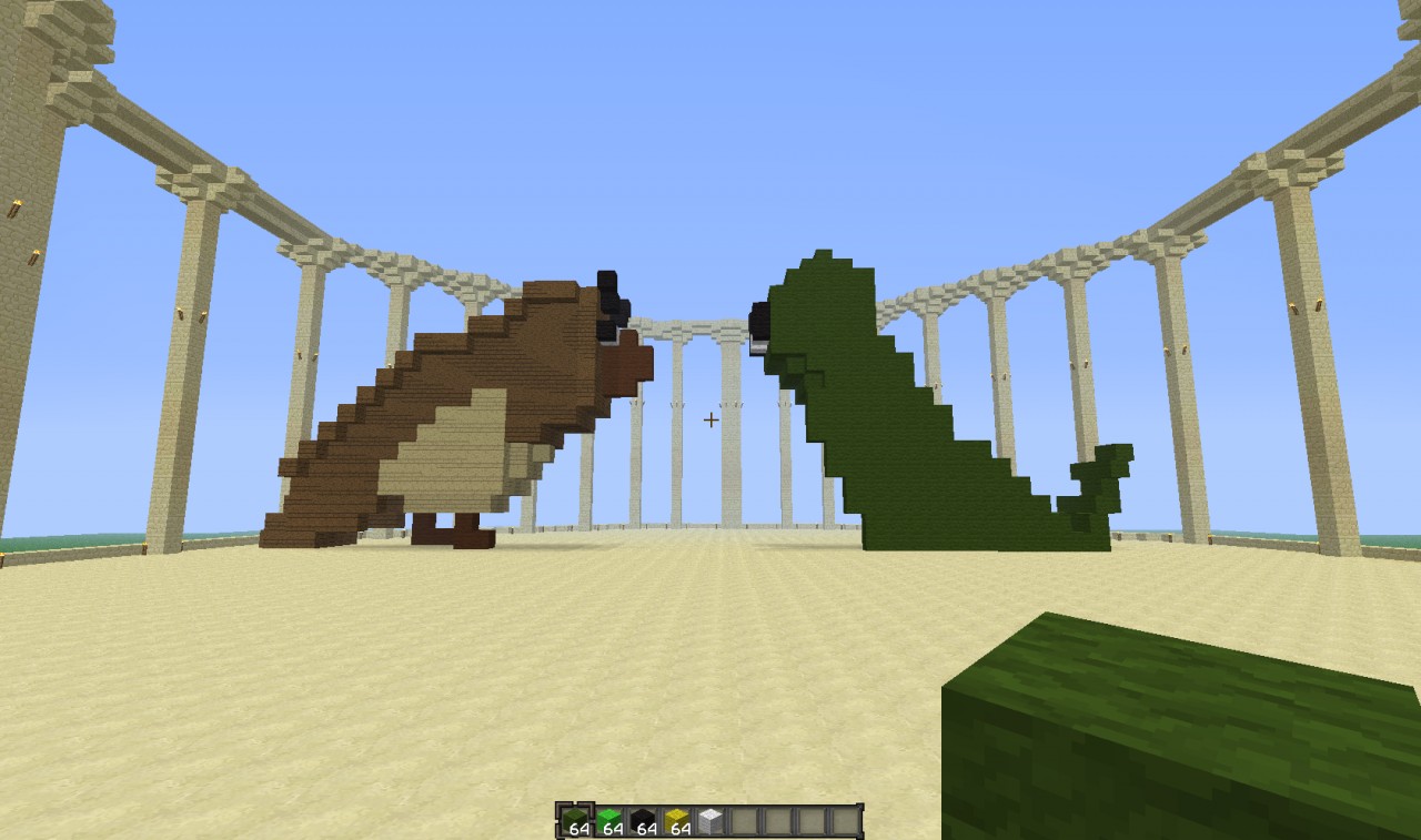 Pokemon Battle Scene Minecraft Map