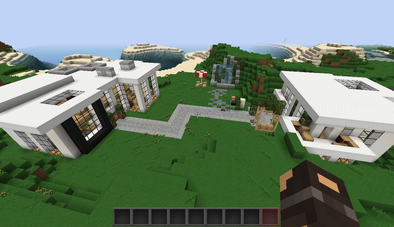 Land structure modern house by KaseTBon Minecraft Map