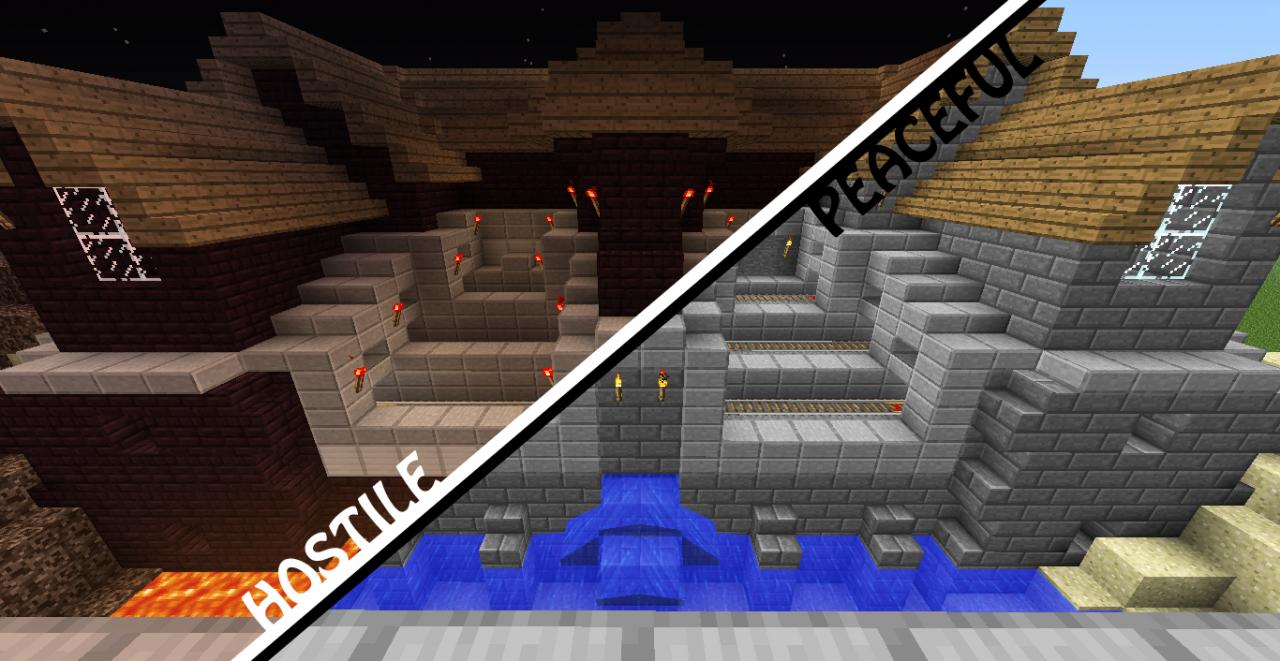 2 Player Moving-Target Practice Minecraft Map