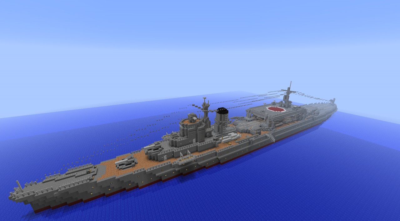 Ships of the Imperial Japanese Navy (IJN) Minecraft Map