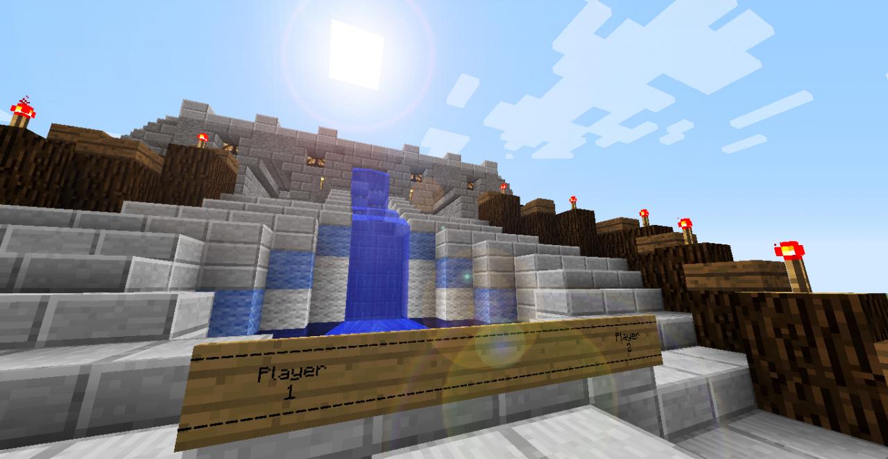 2 Player Moving-Target Practice Minecraft Map