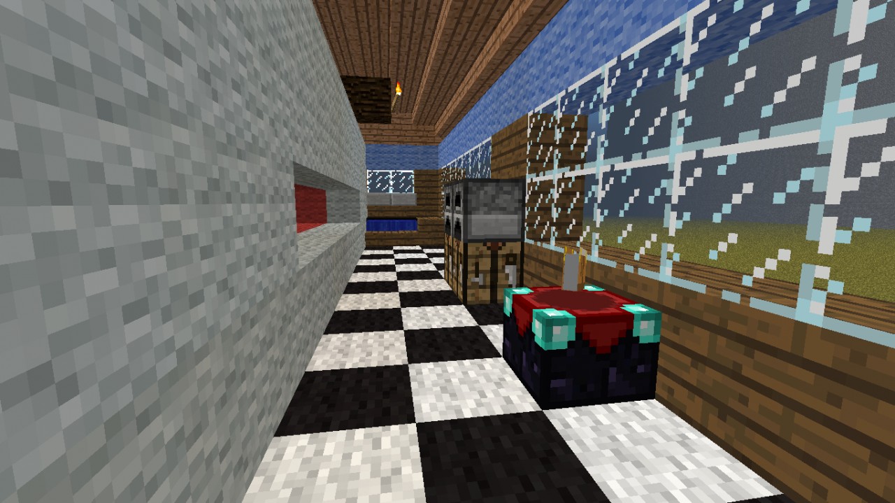 double-wide trailer park home Minecraft Map