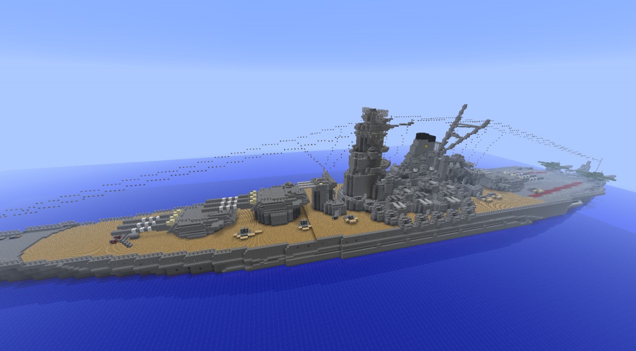 Ships of the Imperial Japanese Navy (IJN) Minecraft Map