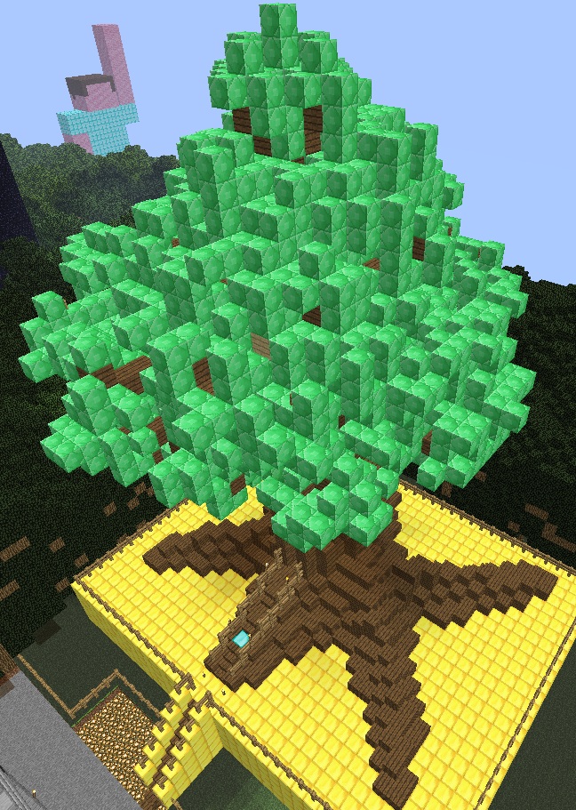 The EmeraldTree and the ColorTunnel Minecraft Map