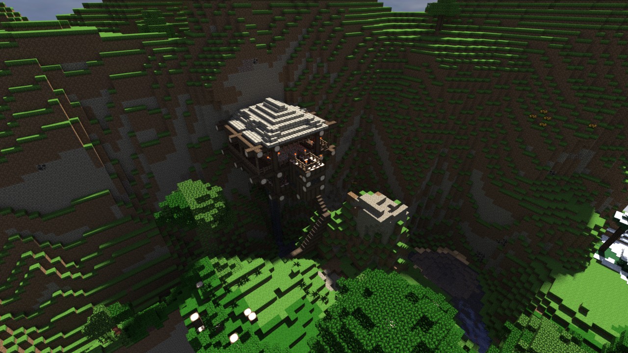 Mountain Side House Minecraft Map