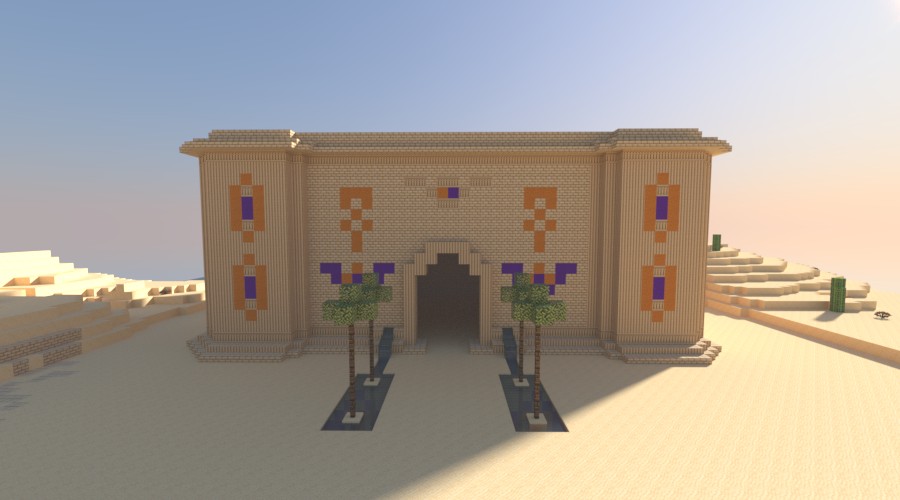 The Temple Of The Pharaoh (With Timelapse) Minecraft Project