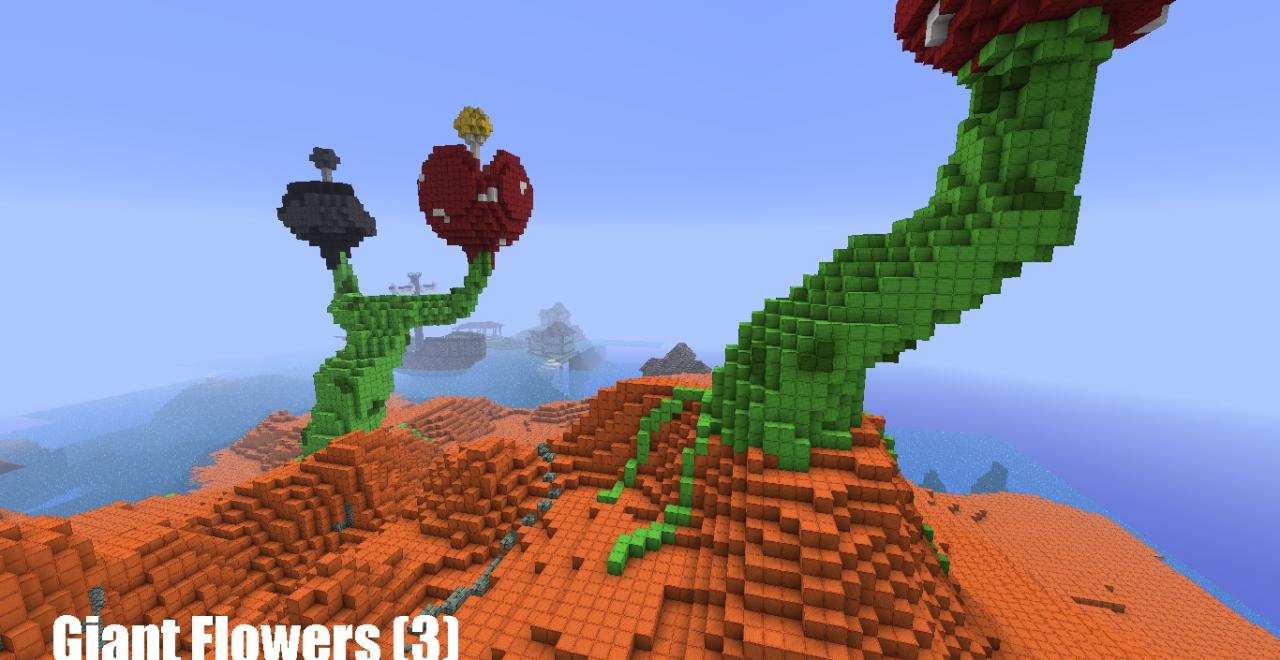 Giant Plants Minecraft Map