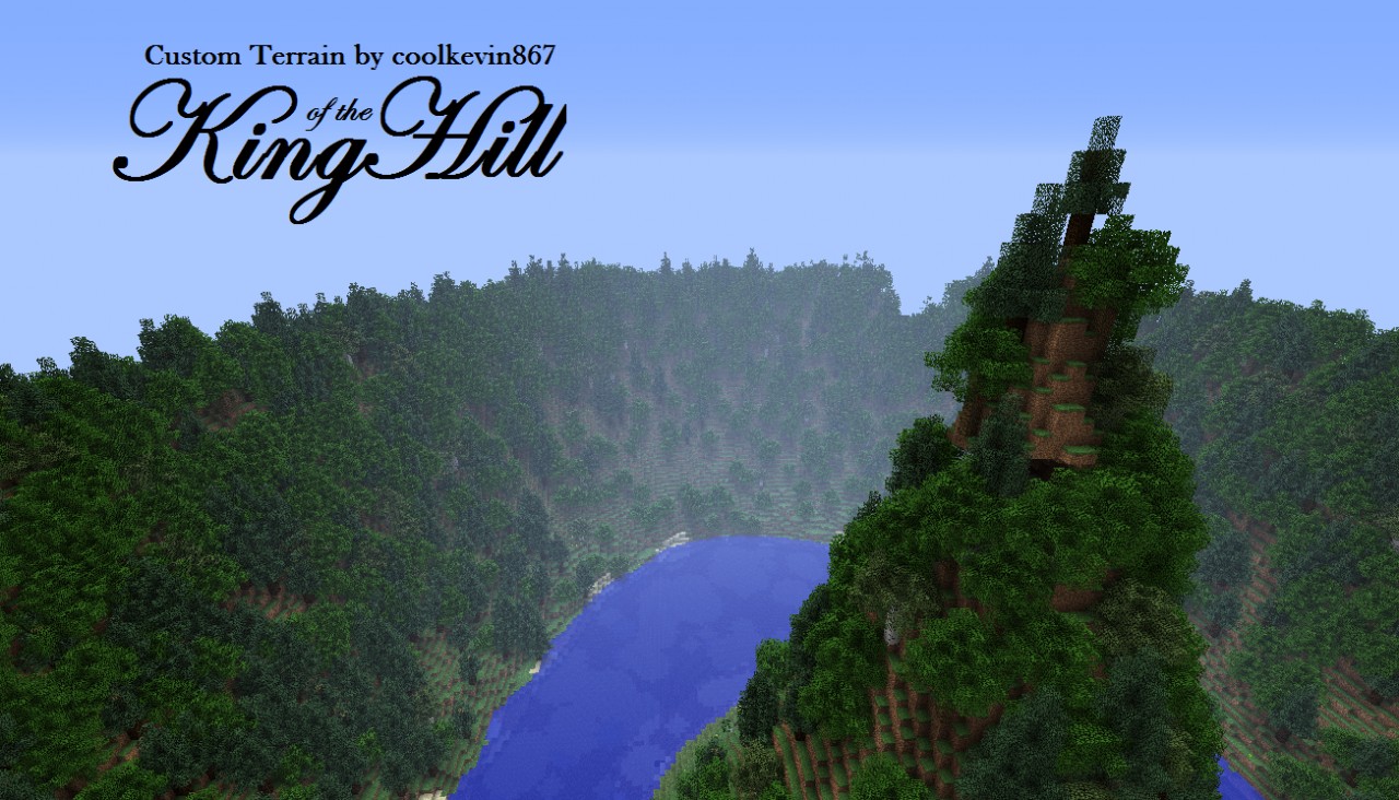 King of the Hill - Custom Terrain Minecraft Map