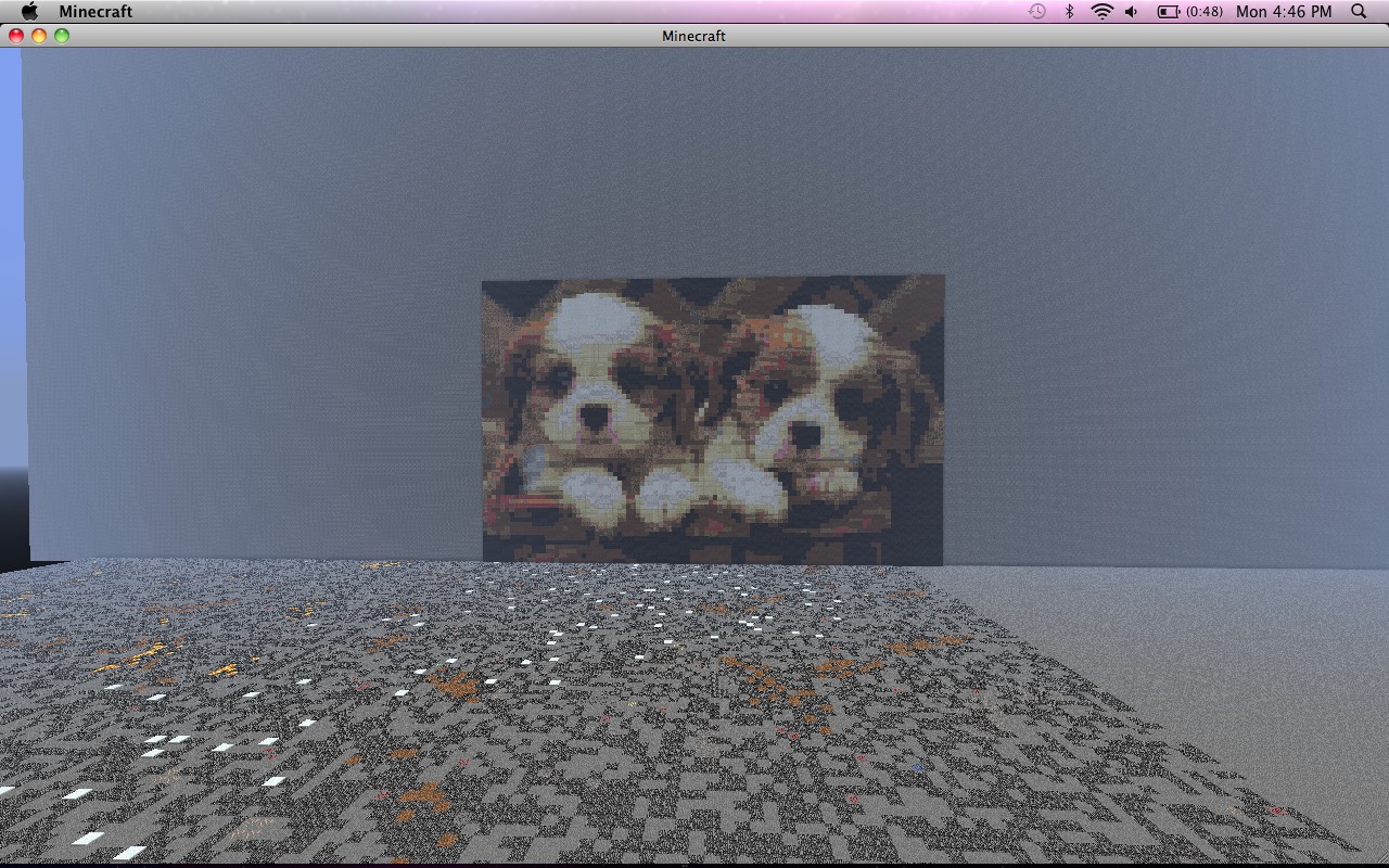 Cute Puppies PixelArt Minecraft Map