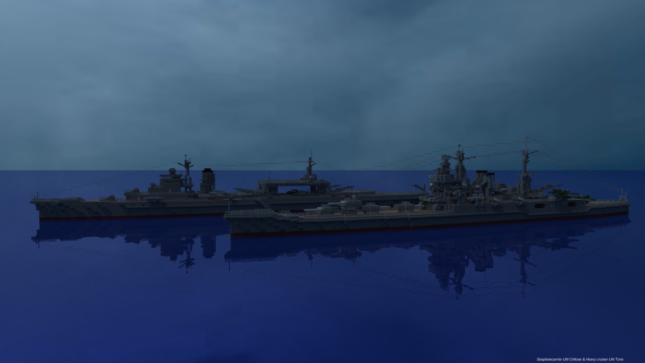 Ships of the Imperial Japanese Navy (IJN) Minecraft Map
