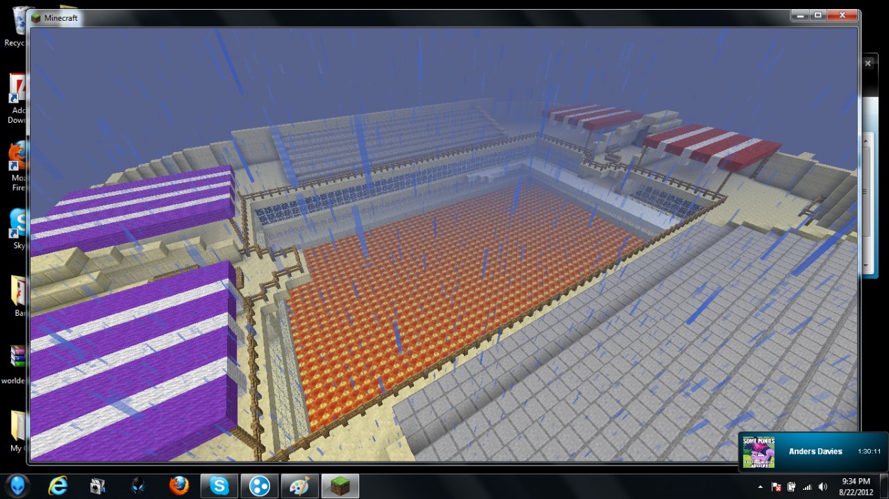 The Spleef Arena Minecraft Map