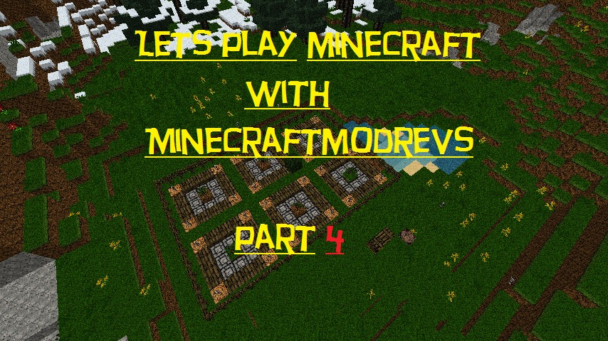 Lets Play Minecraft Episode 4 - Tree Farm Design