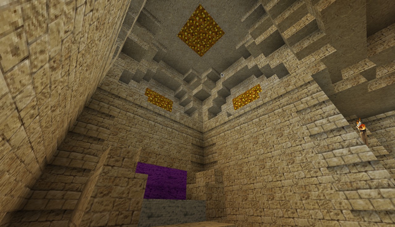 Sandstone Temple Minecraft Map