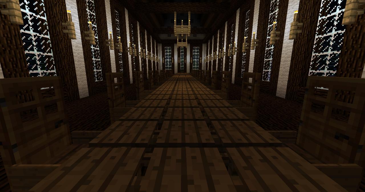 Nordic Style Long Hall Minecraft Map