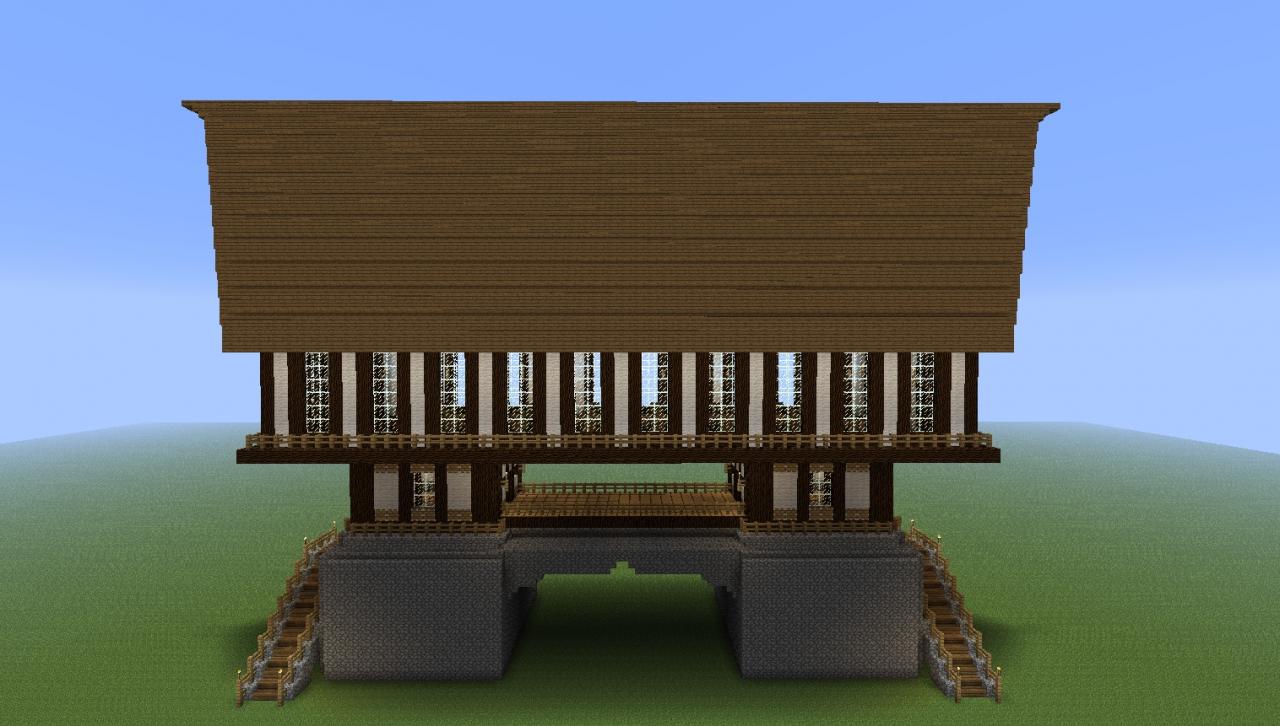 Nordic Style Long Hall Minecraft Map