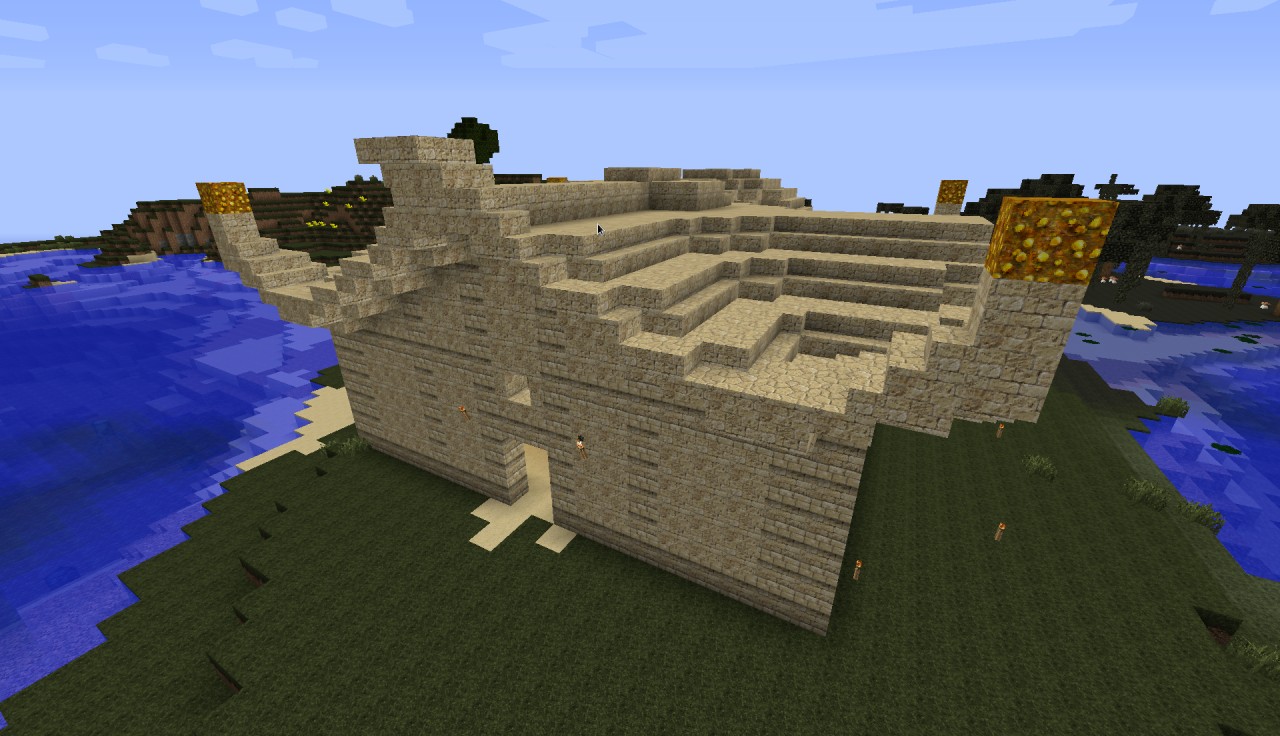 Sandstone Temple Minecraft Map