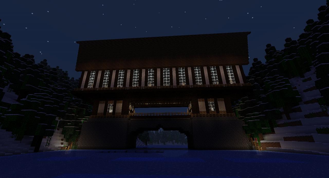 Nordic Style Long Hall Minecraft Map
