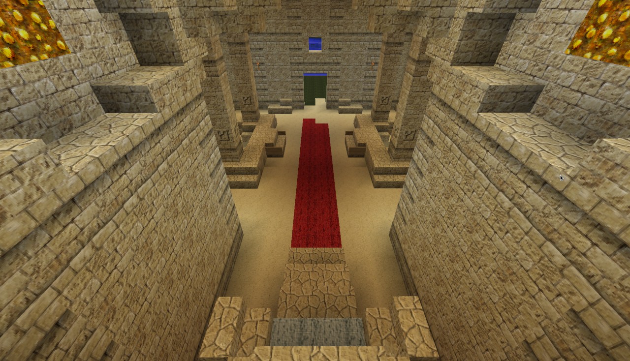 Sandstone Temple Minecraft Map