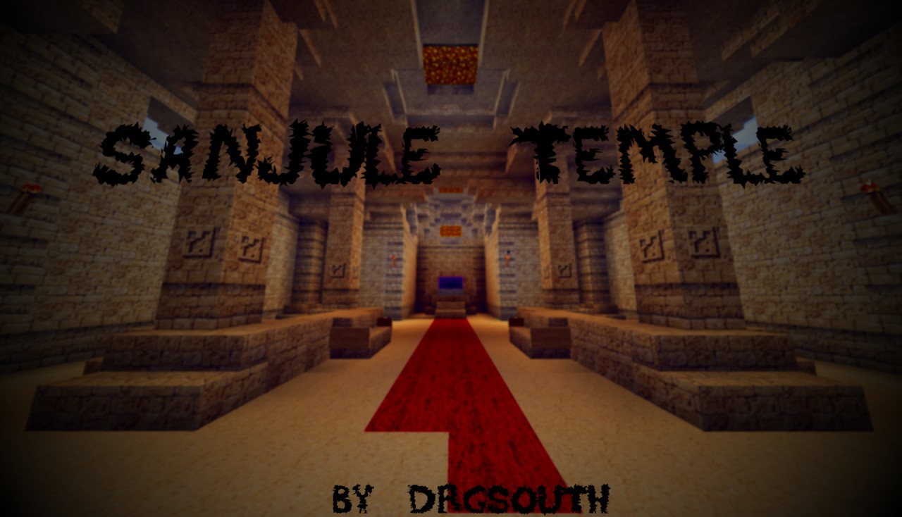 Sandstone Temple Minecraft Map