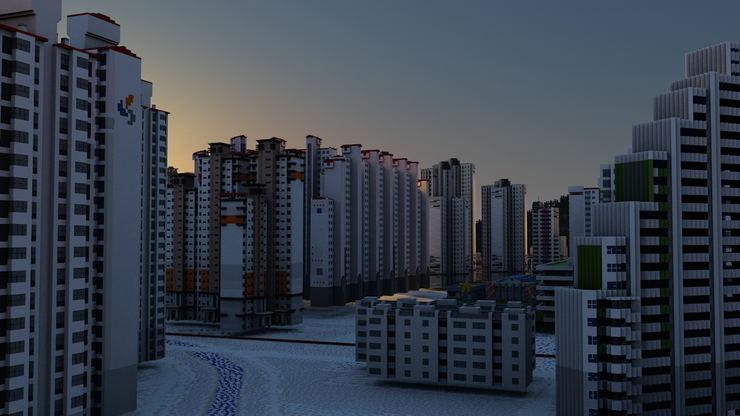 Korean city Minecraft Map