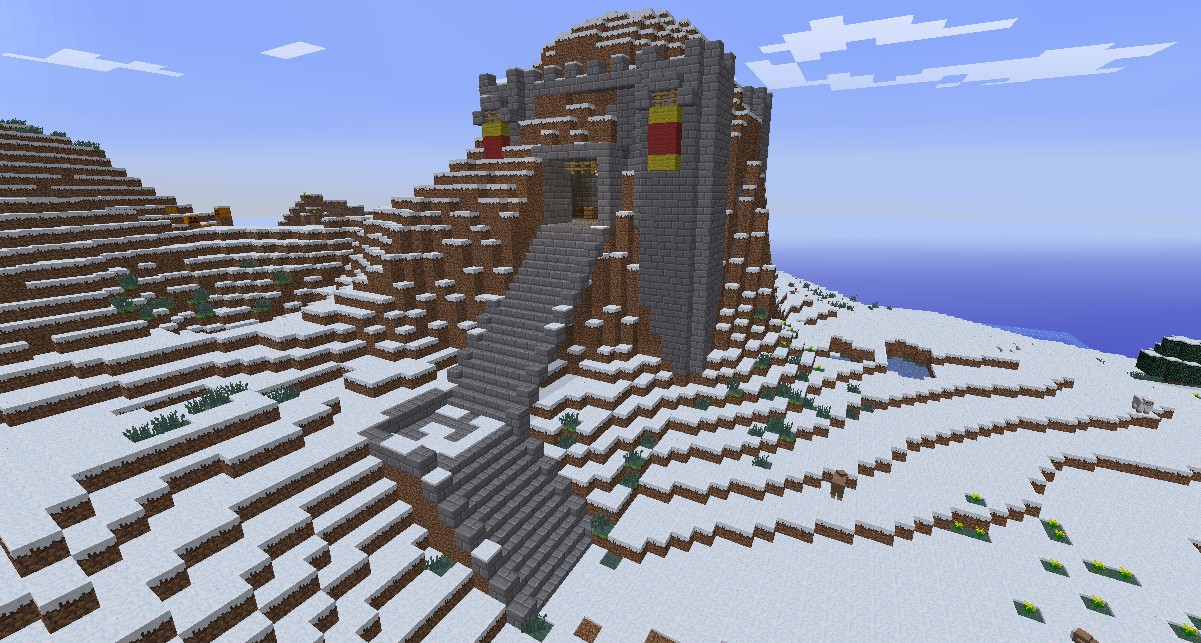 Mountain Castle Minecraft Map
