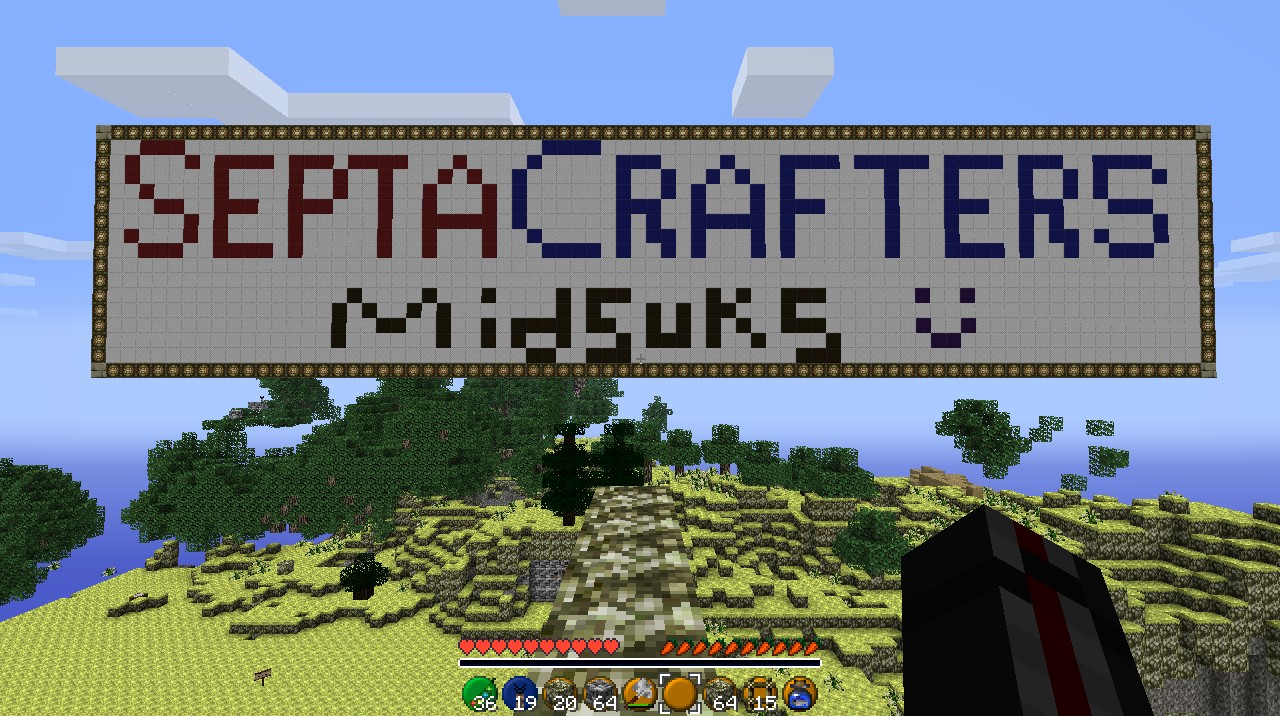 The Evolution of our Sign Minecraft Map