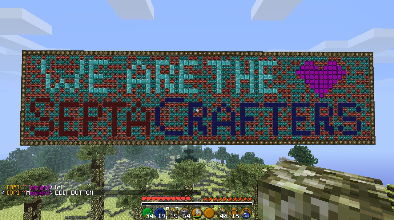 The Evolution of our Sign Minecraft Map