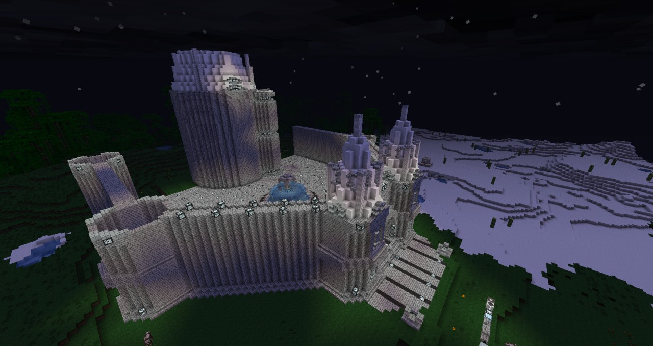 Snow Castle Minecraft Map