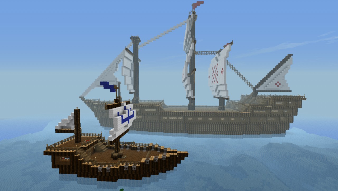 Convoy Vs. Ship Minecraft Map