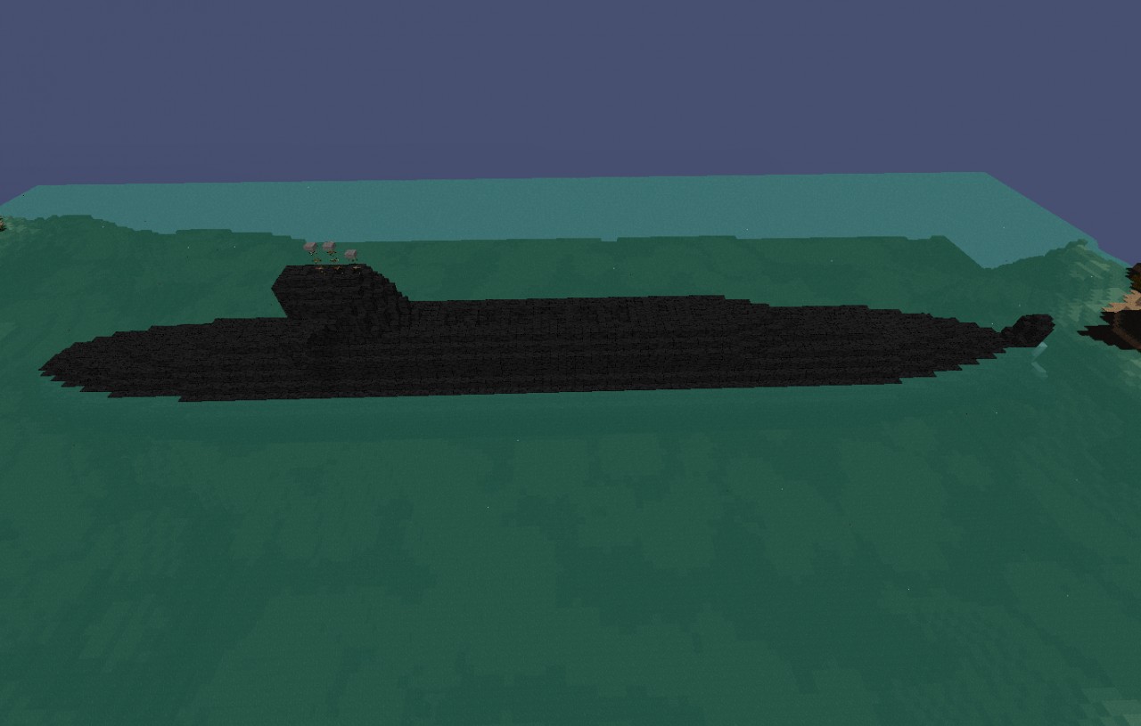 Minecraft Functional and Firing Nuclear Submarine Minecraft Map
