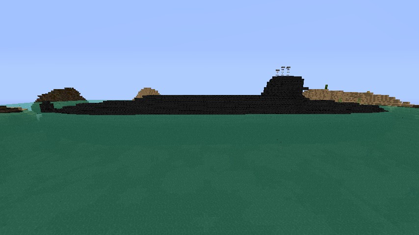 Minecraft Functional and Firing Nuclear Submarine Minecraft Map