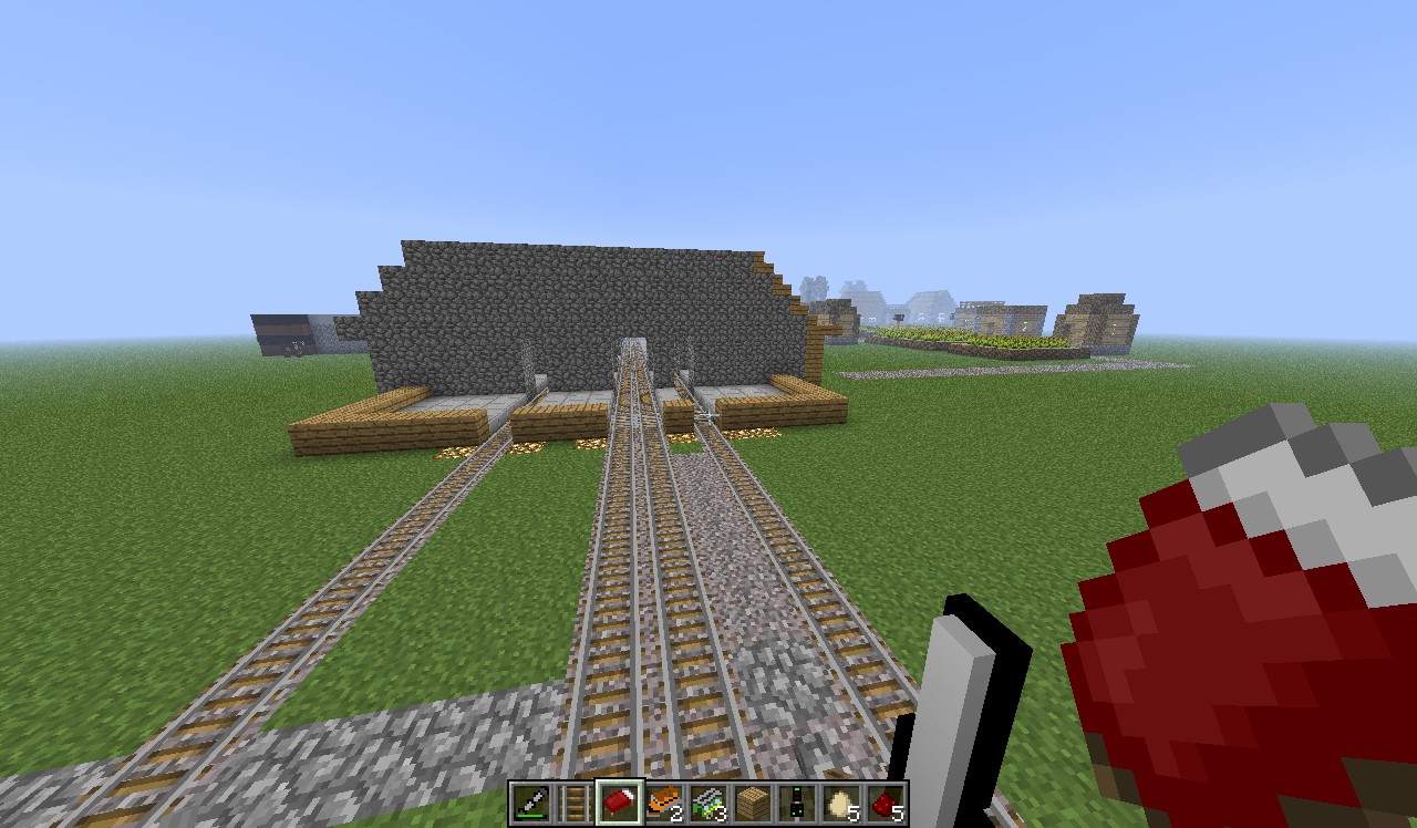 Train station. Minecraft Map