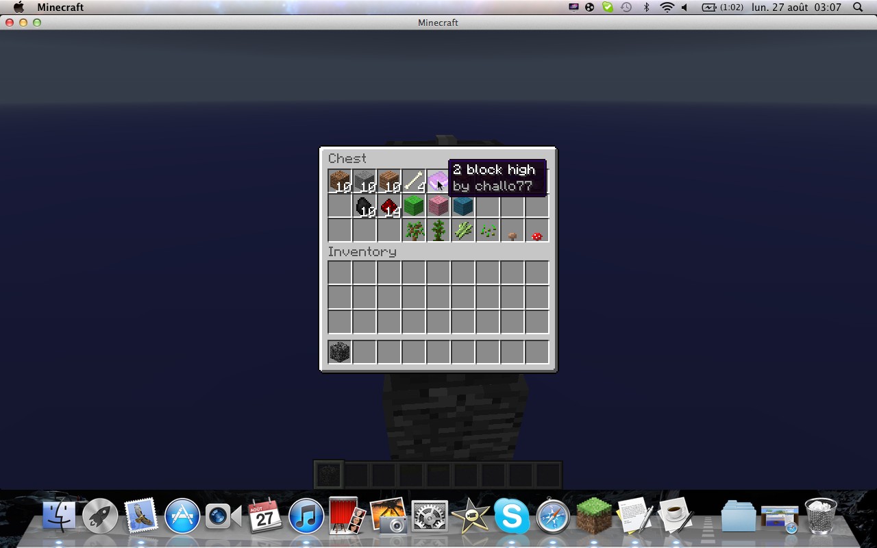 2 Block high Minecraft Map