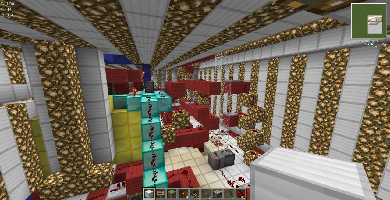 RedStone Game/játékgép Minecraft Map