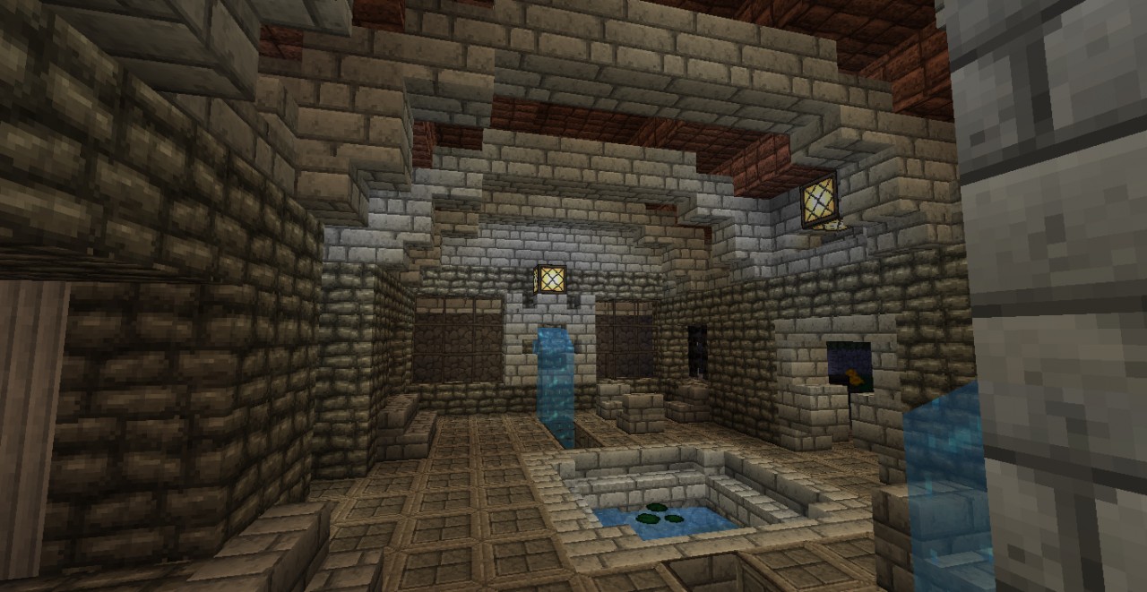 Small underground roman town Minecraft Map