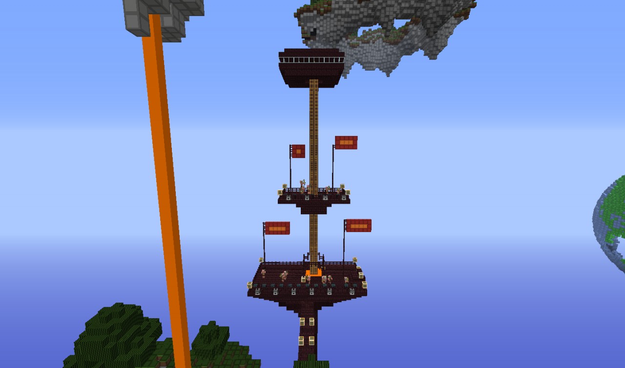 Nether ship Minecraft Map