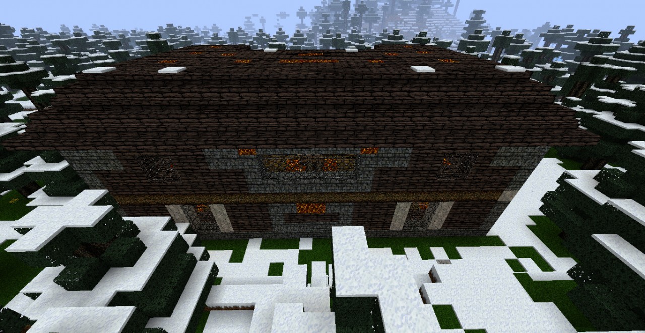 4 Room winter cottage Minecraft Map