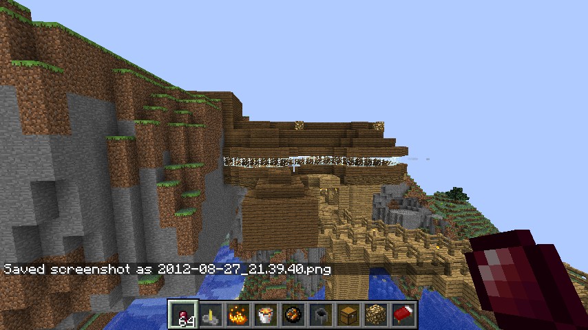 The Overhanging House :D Minecraft Map