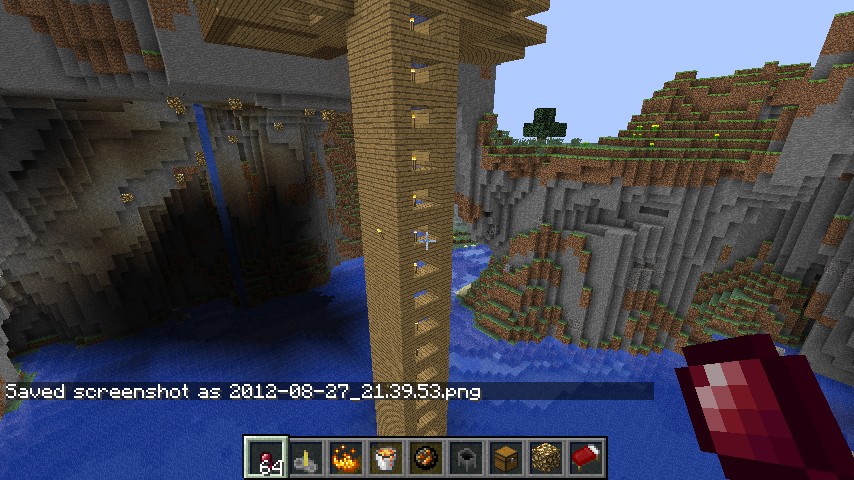 The Overhanging House :D Minecraft Map