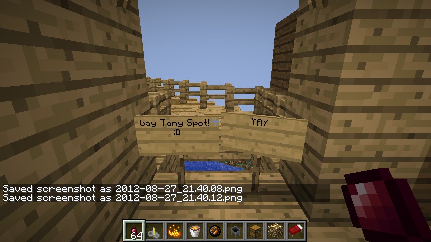 The Overhanging House :D Minecraft Map