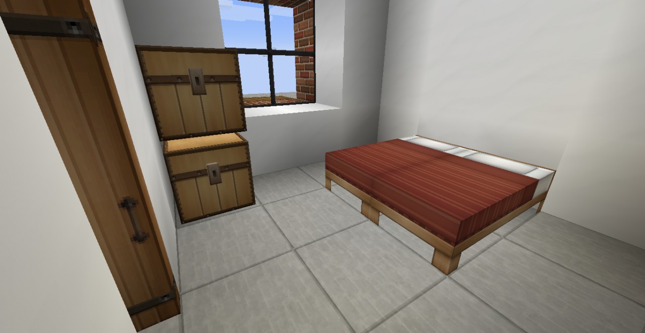 Modern Brick House Minecraft Map