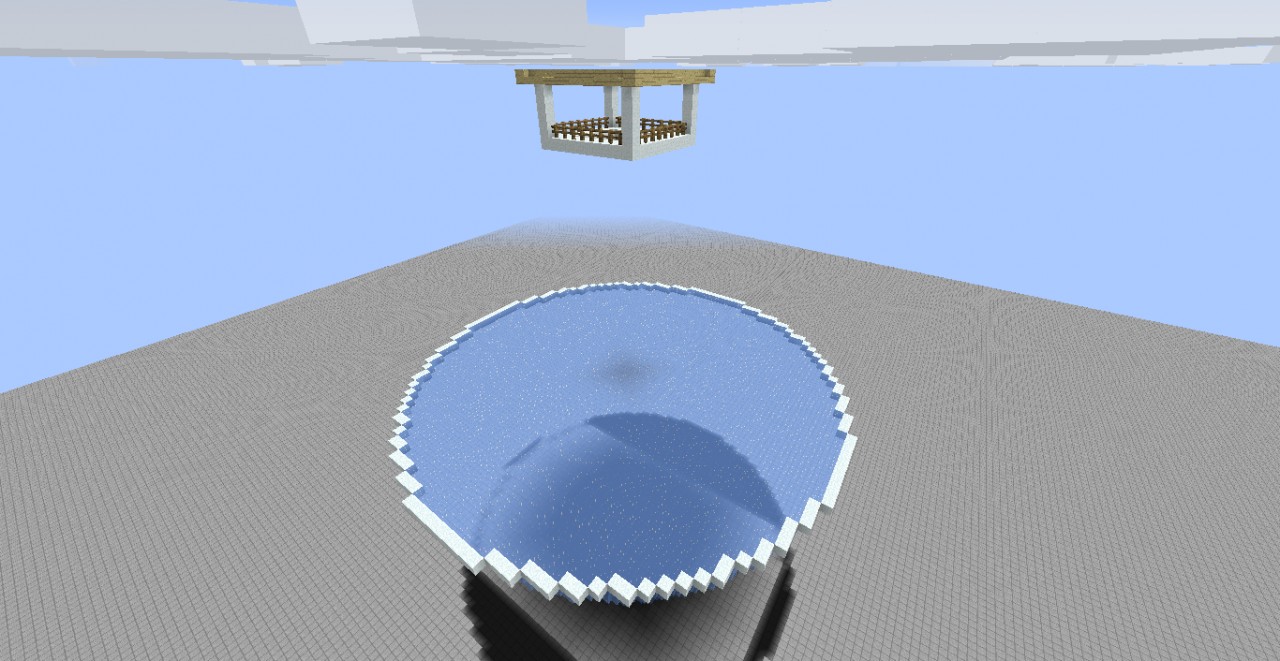 Ice in Sky PvP Arena Minecraft Map