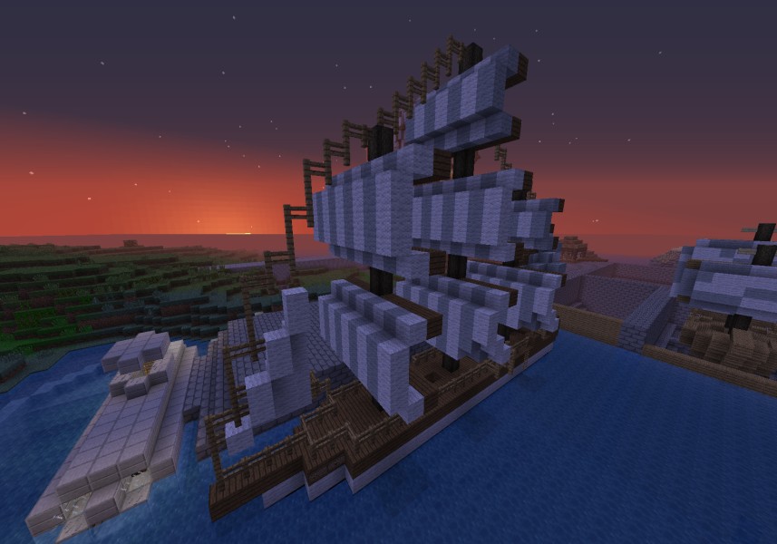 Clipper Ship Cutty Sark Minecraft Map