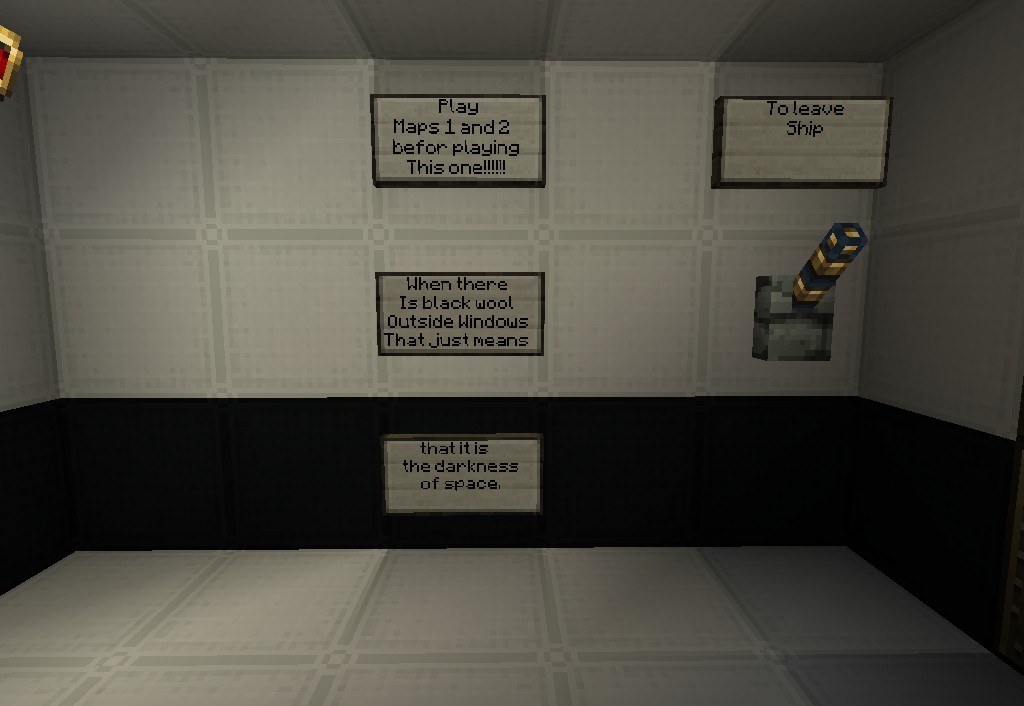 Zombie Survival Part 3 Space Minecraft Map