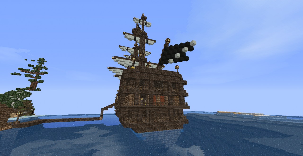Pirate Ship for server Quake Minecraft Map
