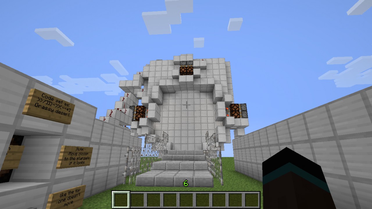 4-chevron stargate Minecraft Map