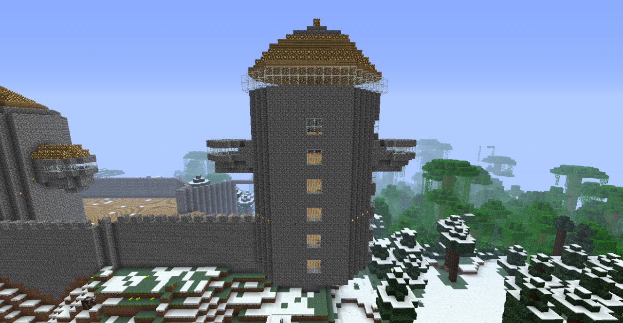 Castle With Base v2 Minecraft Map