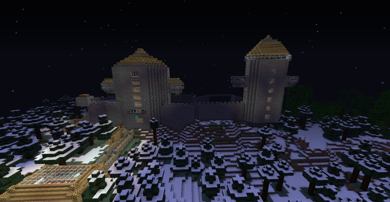 Castle With Base v2 Minecraft Map